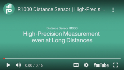 Pepperl+Fuchs: R1000 Distance Sensor with Pulse Ranging Technology for Positioning Accuracy Down ...