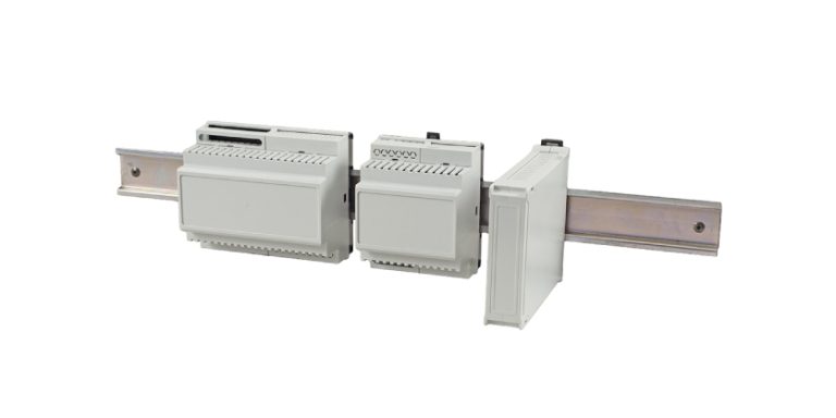DIN Rail Mounted Enclosures 1597DIN Series from Hammond Manufacturing ...