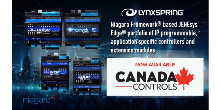 Canada Controls Announces Distribution Expansion of Lynxspring JENEsys ...